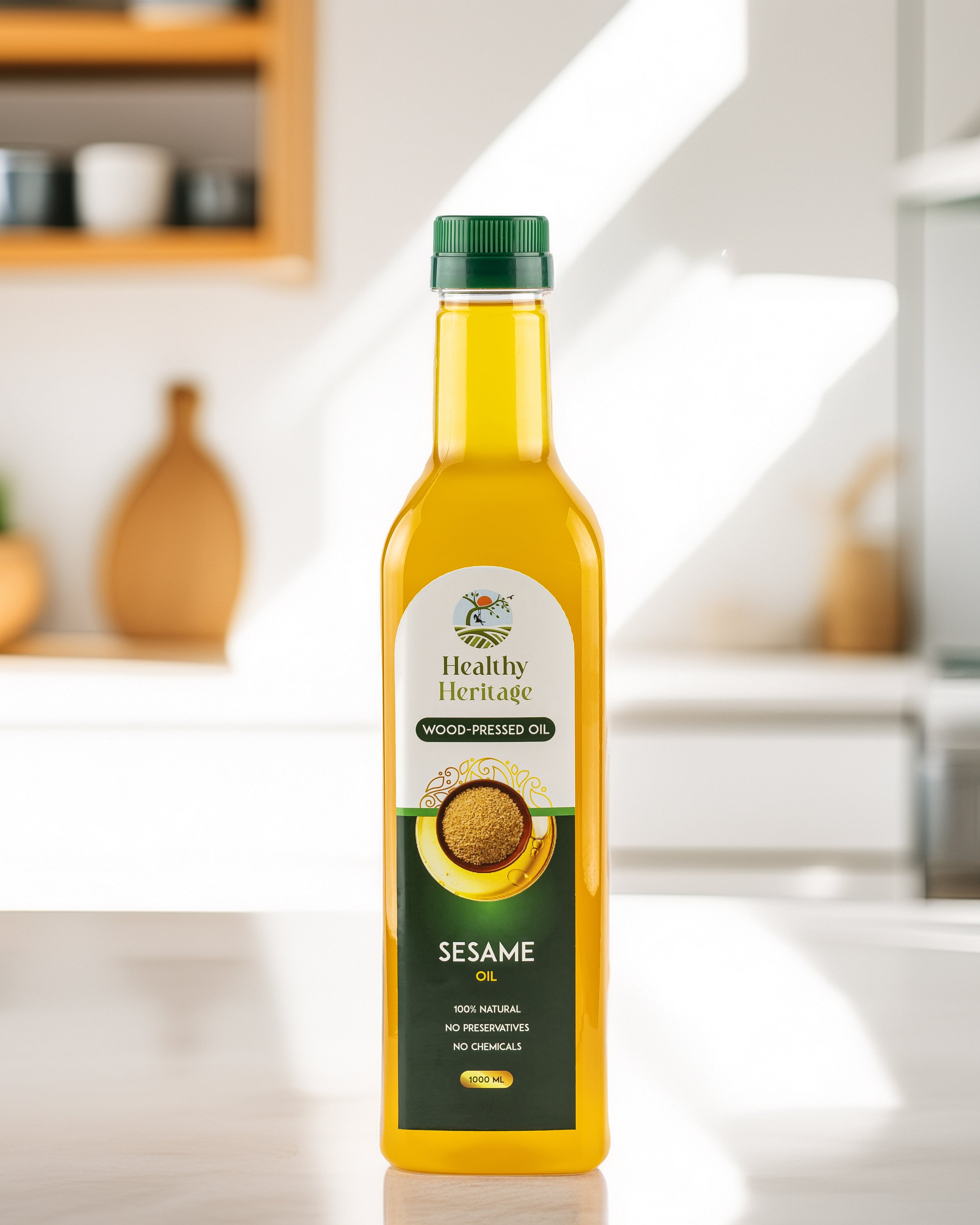 Wood Cold Pressed Sesame Oil – Healthy Heritage